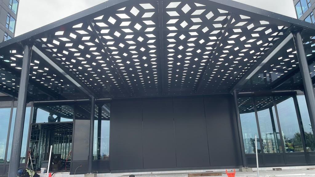 SOCO Outdoor Canopy/Pergola | StateCraft Architectural Fabricators