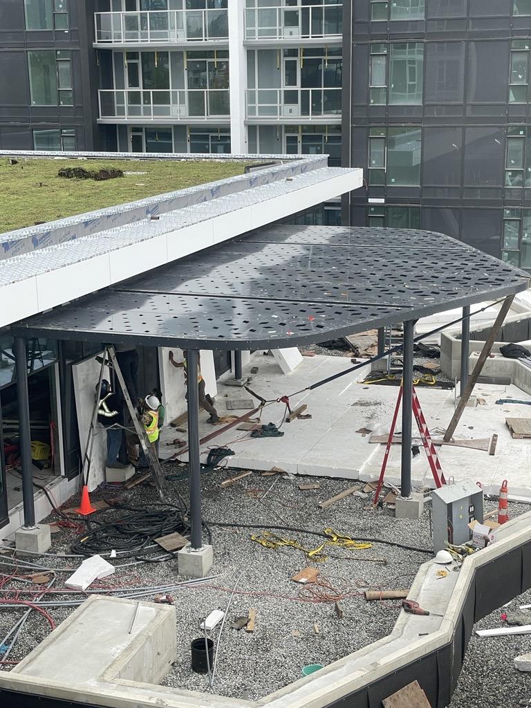 SOCO Outdoor Canopy/Pergola | StateCraft Architectural Fabricators